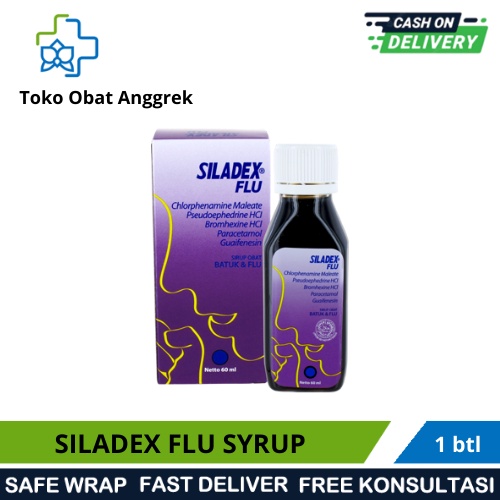 Jual SILADEX FLU SYRUP 60 ML/OBAT BATUK BERDAHAK DAN PILEK | Shopee ...