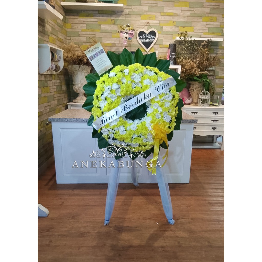 Jual Karangan Bunga Kran Ucapan Duka Cita Condolences Krans Flowers ...