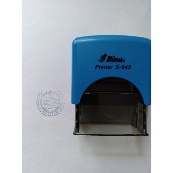 Jual Stempel Shiny S843 + Costum Design/Tulisan | Shopee Indonesia