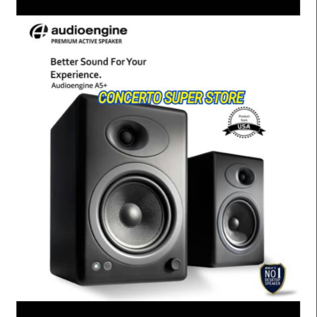 Jual Audioengine A5+ - A5 Plus Premium Powered Speakers Garansi Resmi ...