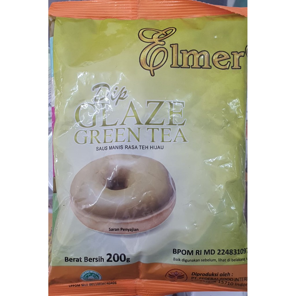 Jual Elmer Dip Glaze Green Tea 200gr | Shopee Indonesia