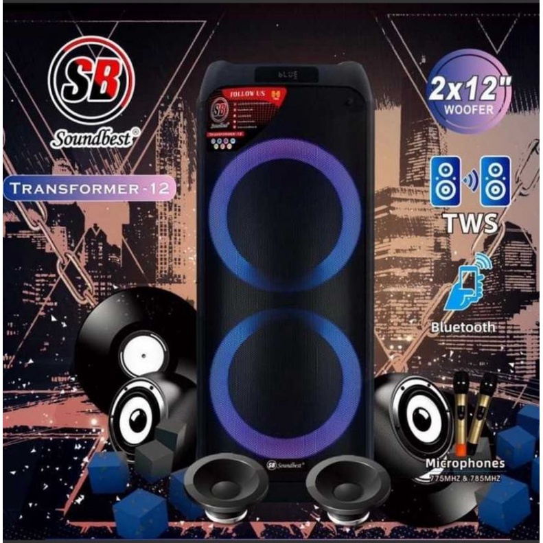 Jual Speaker Aktif Soundbest 12 inch Soundbest Transformer 12 Tws ...