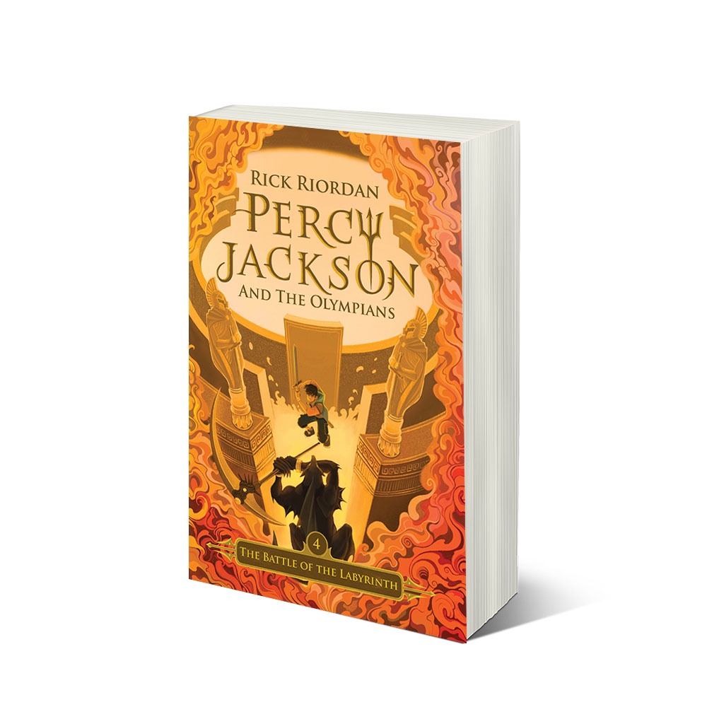 Jual Mizan Buku Novel Percy Jackson 4 The Battle Of The Labyrinth ...