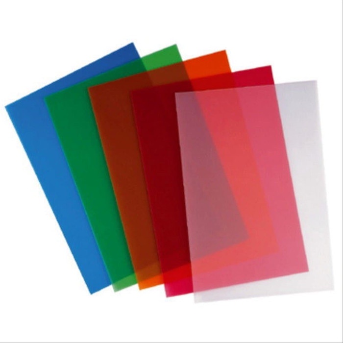 Jual PLASTIK MIKA COVER JILID BUKU 10 LEMBAR CJ-2 0.12MM F4 A4 FOLIO SAMPUL FILM TEBAL WARNA ...