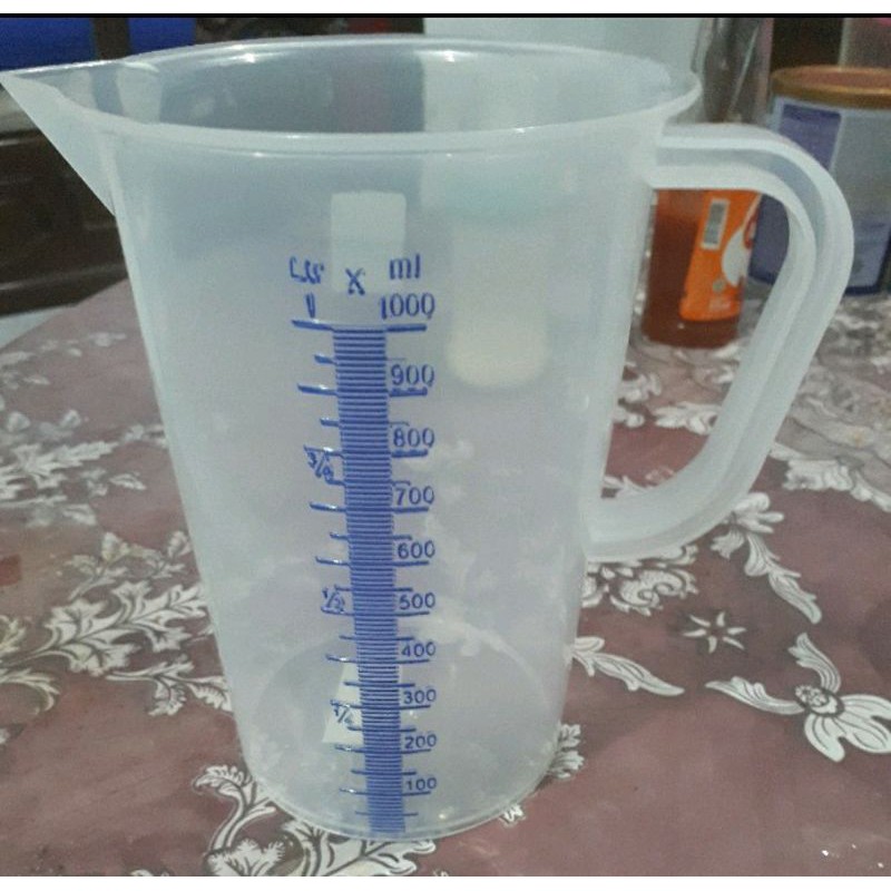 Jual GELAS TAKAR 1 LITER GREEN LEAF 1831 TEBAL / GELAS UKUR TAKARAN ...