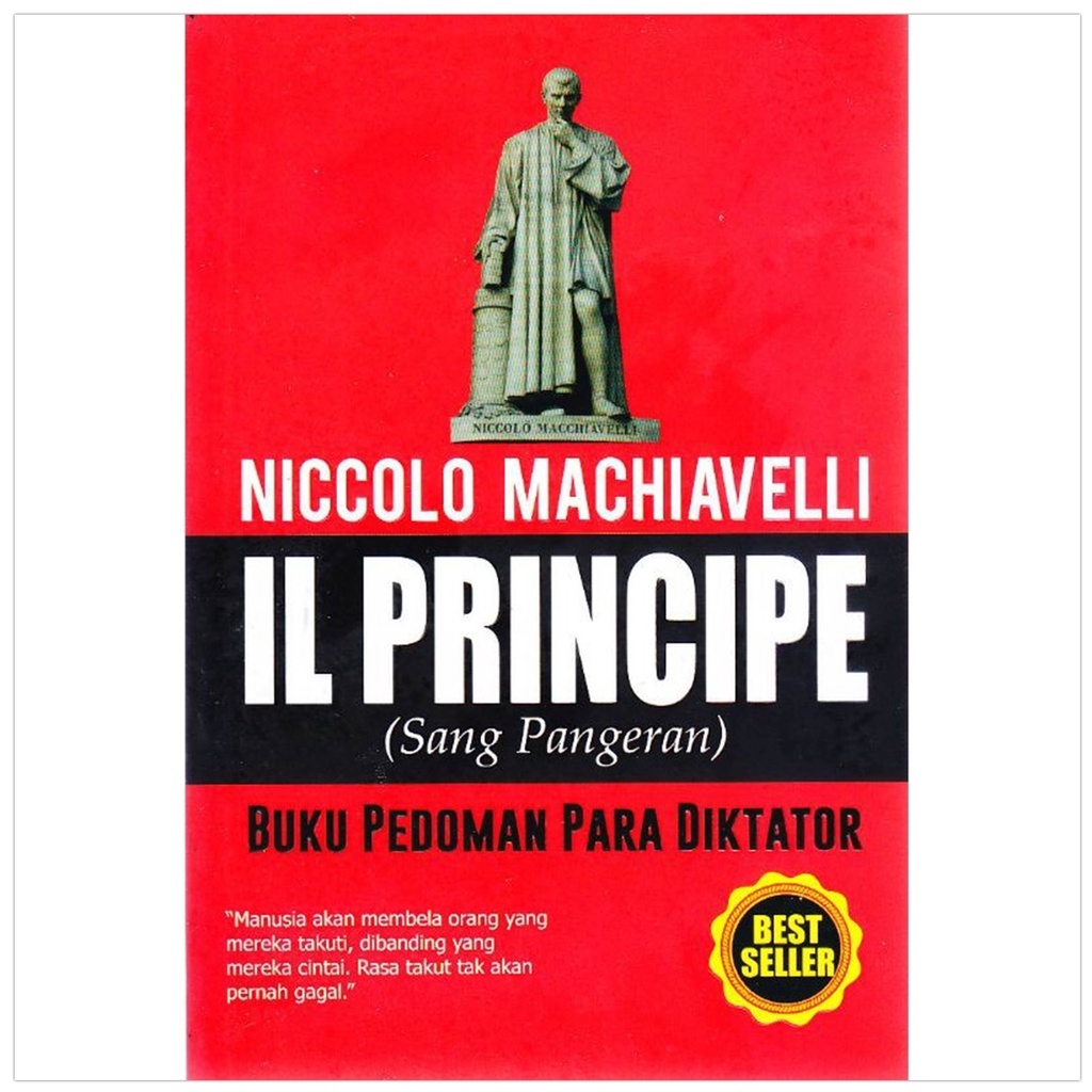 Jual Buku Il Principe Sang Pangeran Niccolo Machiavelli Shopee