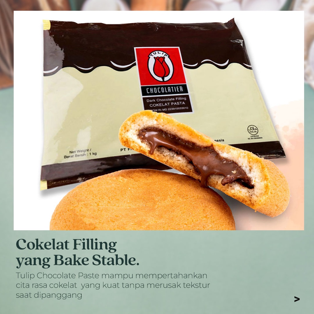 Jual Tulip Chocolatier filling Chocolate Paste 1 kg | Shopee Indonesia