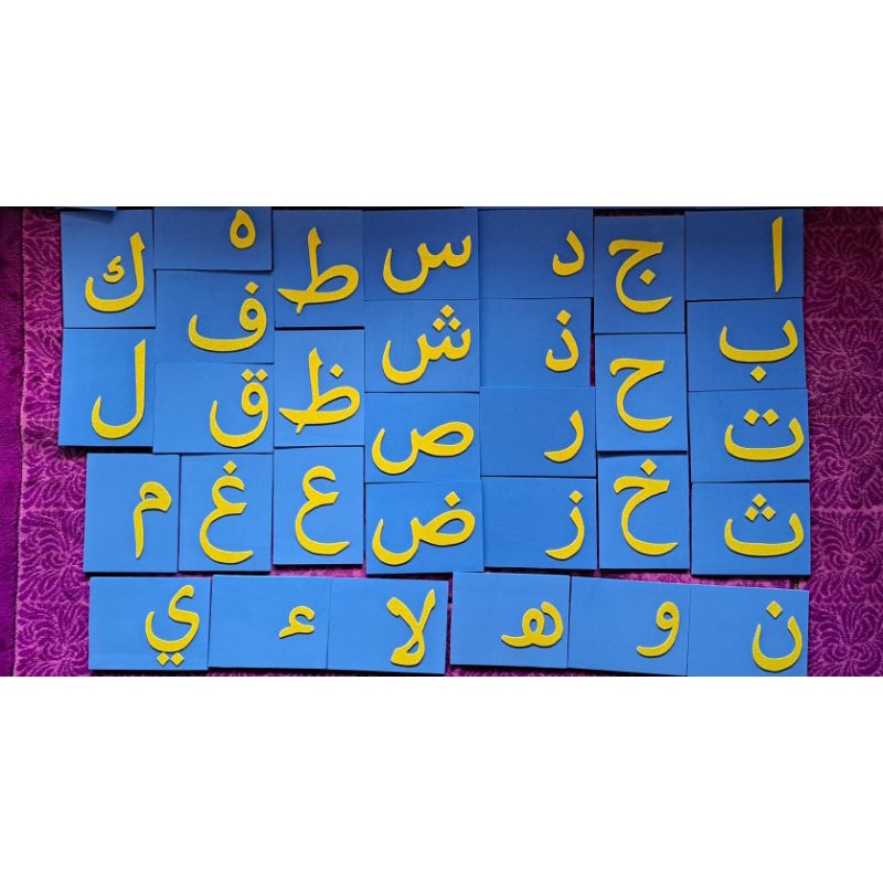 Jual Sandpaper Letter / Huruf Raba (Busa) handmade bahan foam | Shopee ...