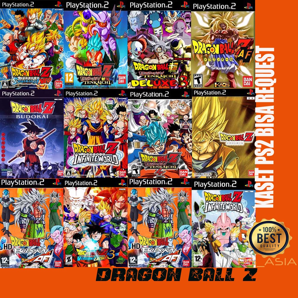 Jual Kaset PS 2 Dragon Ball Z koleksi lengkap serial dragon ball PS2 ...