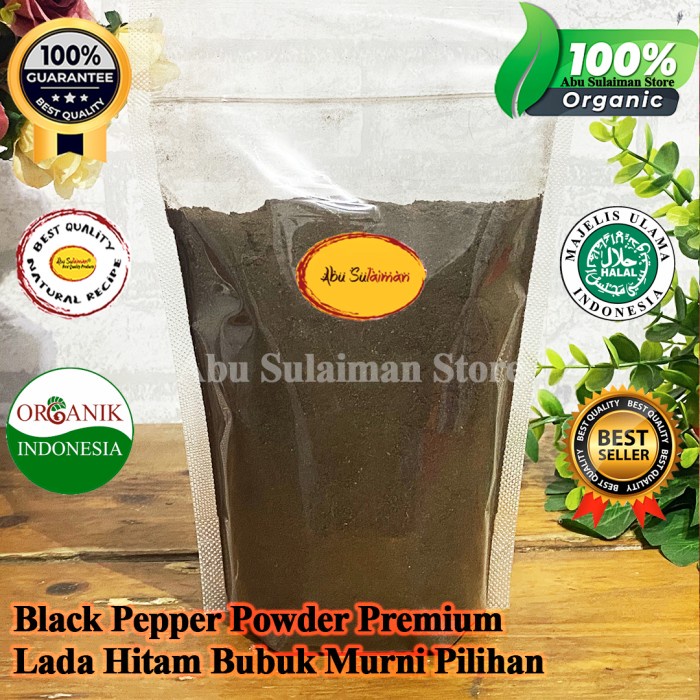 Jual Lada Hitam Bubuk Murni 500 gram / Pure Black Pepper Powder 500 gr ...