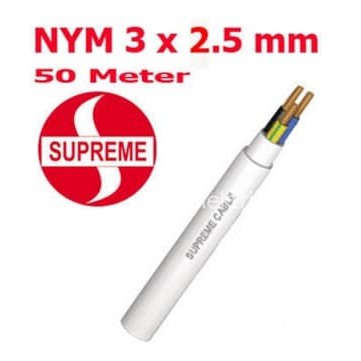 Jual Unik Kabel Listrik SUPREME NYM 3x2 5 1 Roll 50 Meter Diskon | Shopee Indonesia
