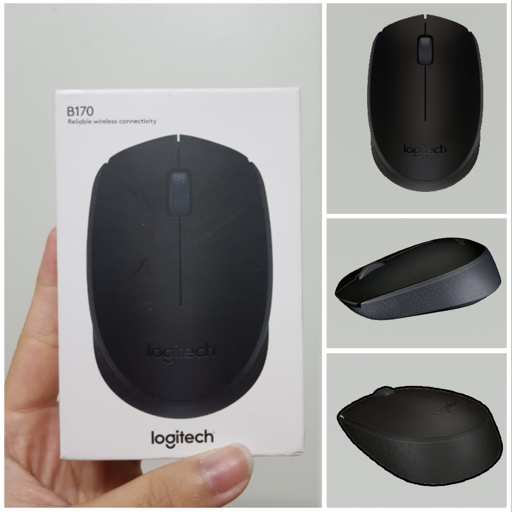Jual LOGITECH B170 Wireless Mouse - Black - ORIGINAL | Shopee Indonesia