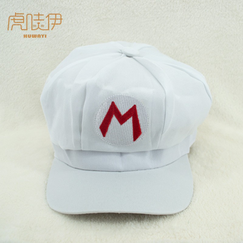 Jual TSMB topi super mario bros hat cap baseball cosplay luigi merah ...