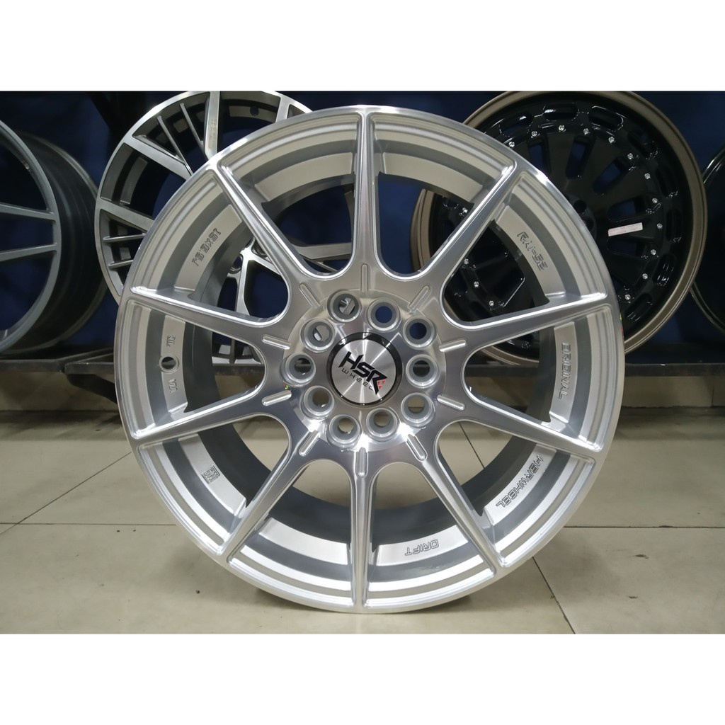 Jual Velg Racing Ring 15 Hsr Rai S2 Warna Silver Polish Mobil Sienta Corona New Xenia Ertiga ...