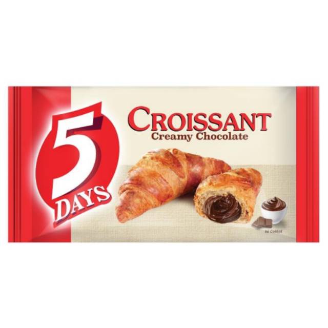 Jual BREAD | 5 DAYS CROISSANT 60G ALL VARIANT | SARAPAN ROTI | Shopee ...