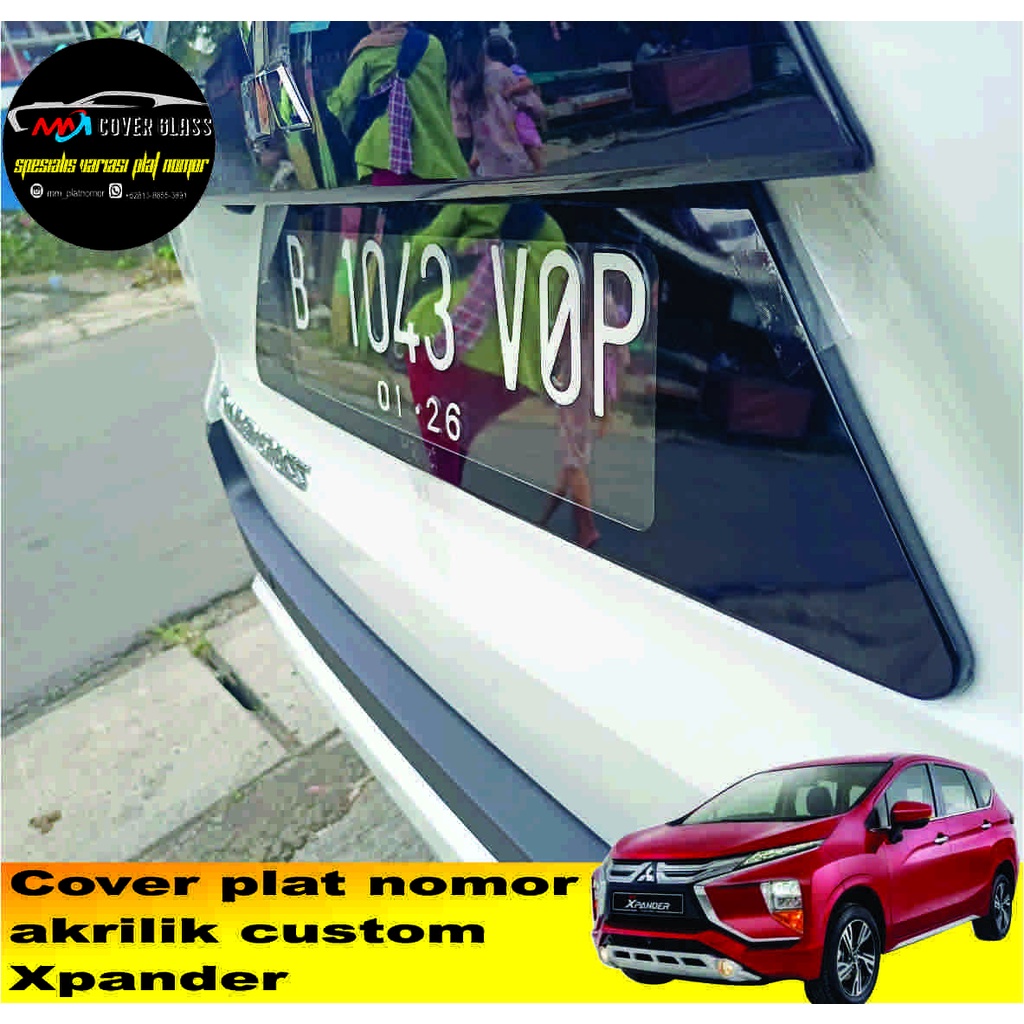 Jual Cover Plat Nomor Mobil Akrilik cembung Acrylic Custom tatakan ...