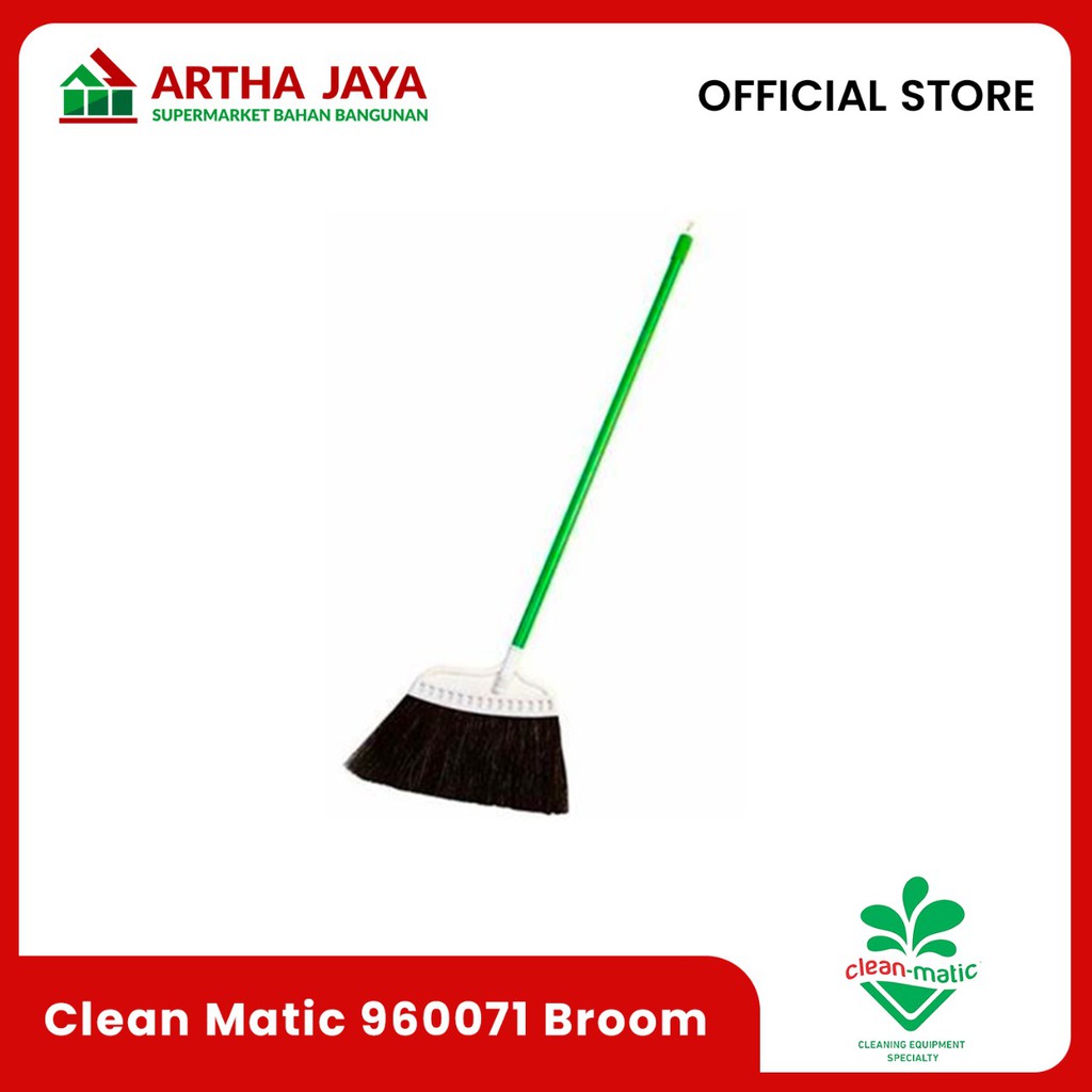 Jual Clean Matic 960071 Broom/ Sapu Ijuk/ Sapu Lantai | Shopee Indonesia