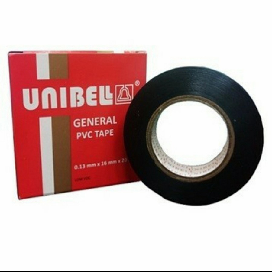 Jual isolasi PVC Tape Unibel Tape Warna Hitam (Electrical Insuling tape ...