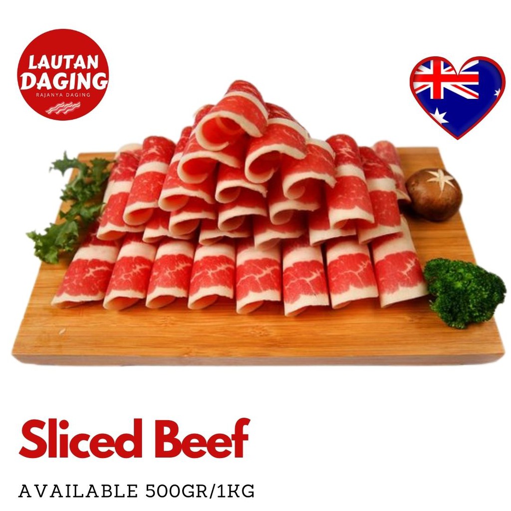 Jual Daging Sapi Iris / Slice Beef - AUS - 500 GR - Shabu / Grill ...