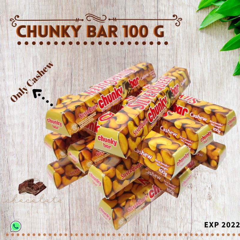 Jual Coklat Silverqueen chunky bar 95 gram - Coklat Chungky bar 95g ...