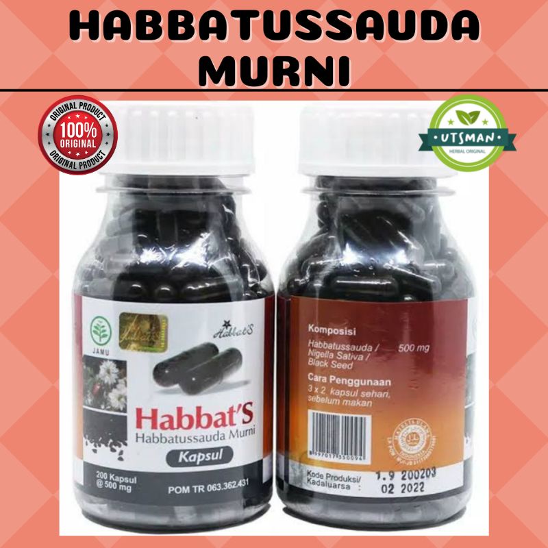 Jual Habbatussauda Murni Habbats Asli Original - Habbats Murni Original ...