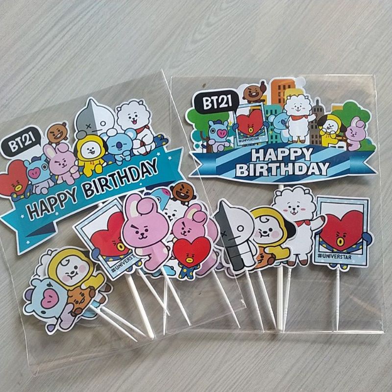 Jual Topper BT21 / topper BTS kartun | Shopee Indonesia