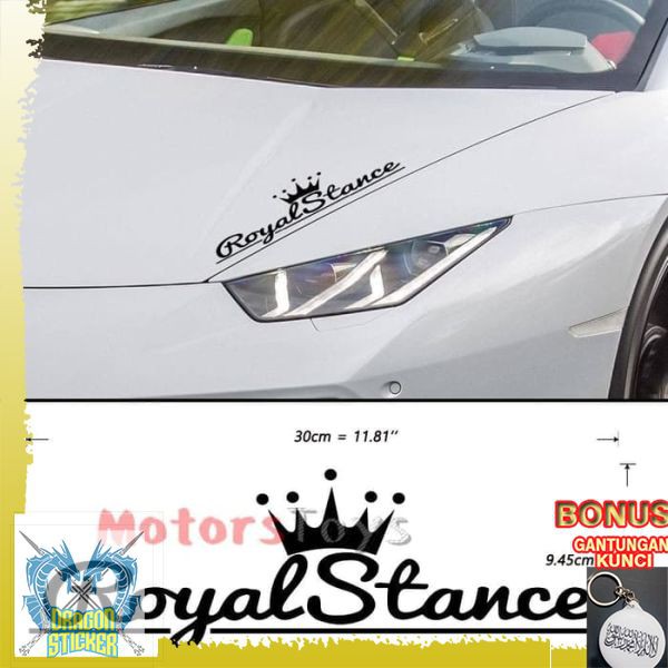 Jual TERMURAH sticker stiker jdm royal stance sticker mobil royal ...