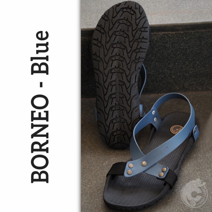 Jual Camou Sandal Tali Pria - Sendal Camou Type Borneo Biru Original ...
