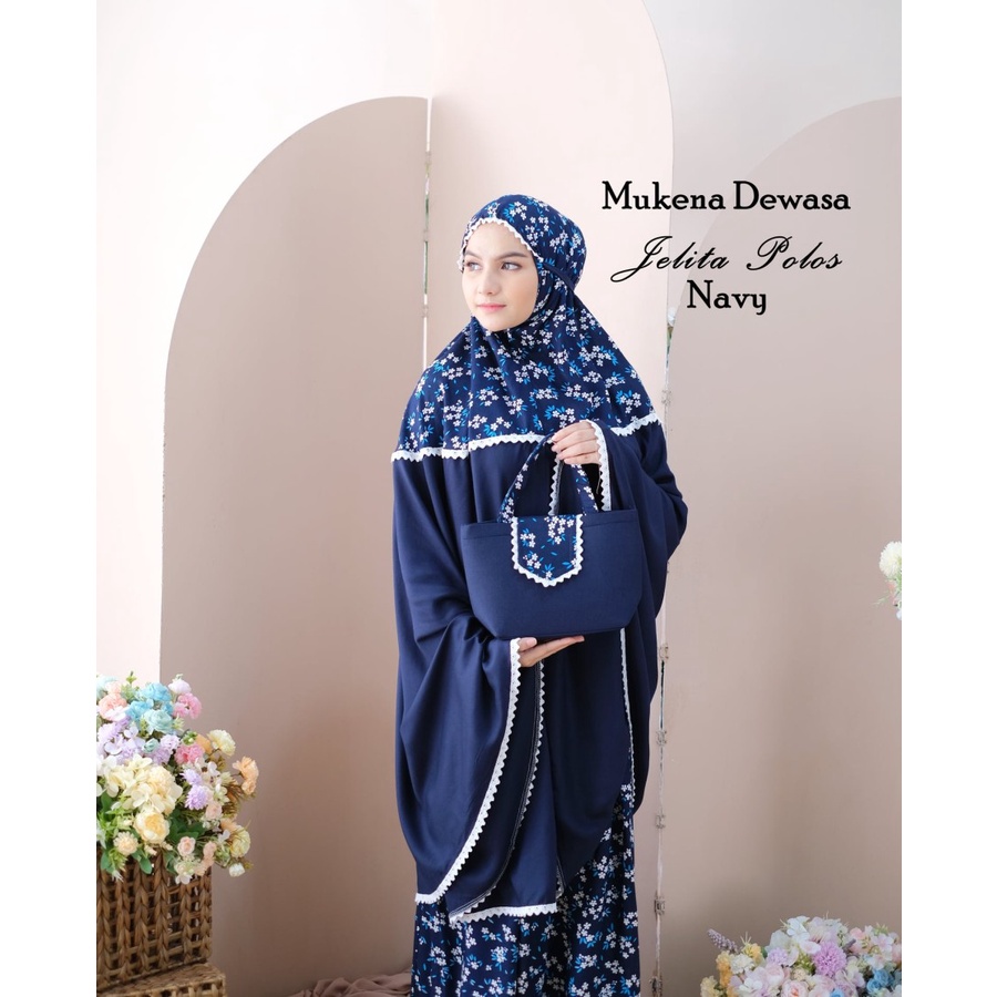 Jual mukena dewasa bahan adem murah COD remaja rayon premium travelling ...