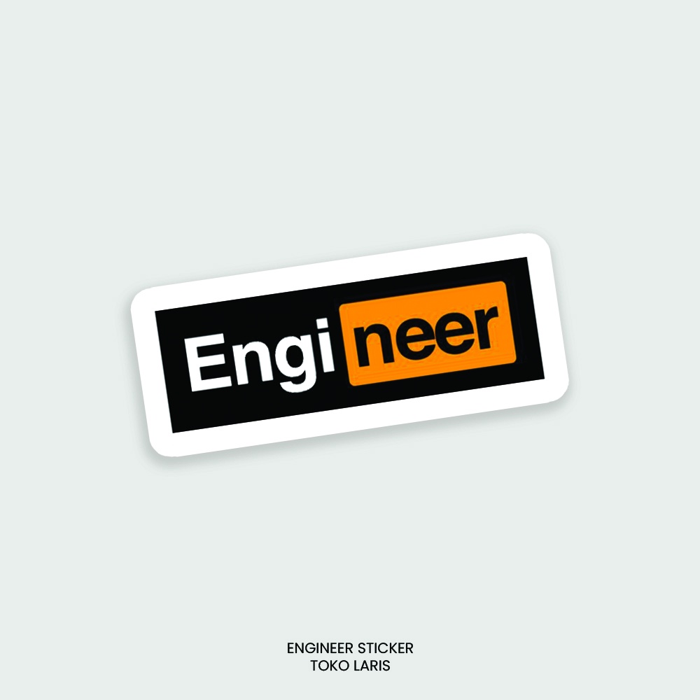 Jual Sticker ENGINEER Untuk Sticker Laptop, Tumblr, Helm, Case | Shopee ...
