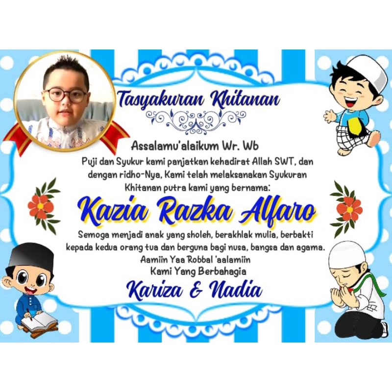 Jual STIKER ACARA SYUKURAN KHITANAN - UNTUK NASI BOX | Shopee Indonesia