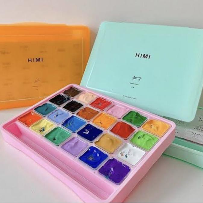 Jual Buruan Serbu] Cat Air Himi Miya 30 Ml 24 Colors Gouache | Shopee ...