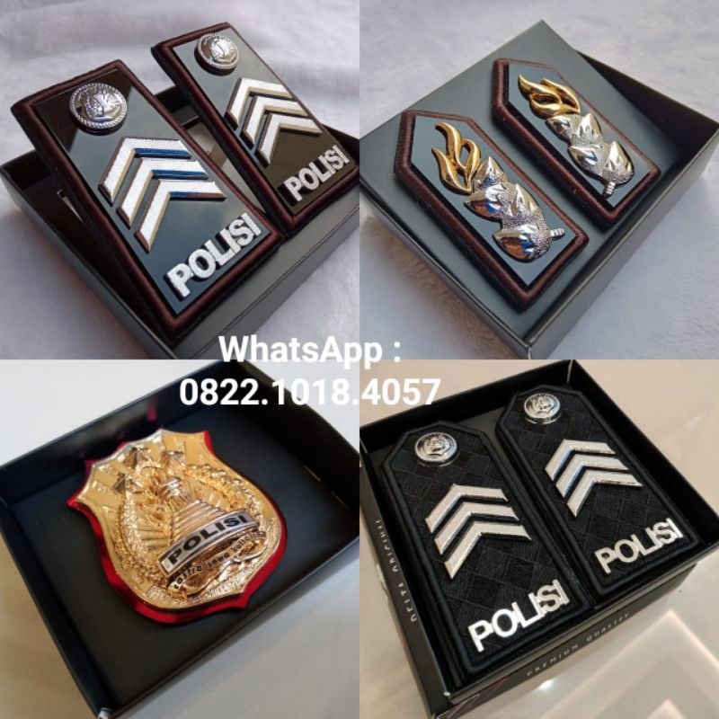 Jual set lengkap pdh dan pdu polri pangkat brigpol alas mika doff ...