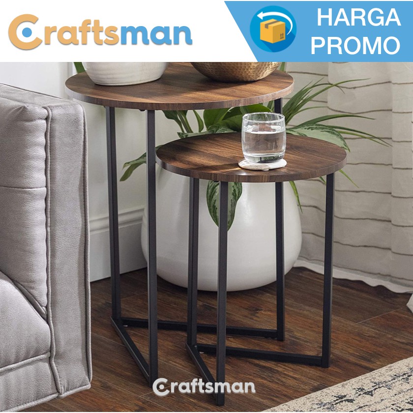 Jual Side Table / Meja Sudut / Tamu / Kopi Minimalis Triangle Series ...