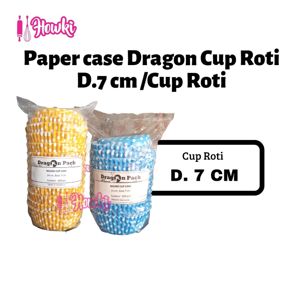 Jual Paper case Dragon Cup Roti D.8 cm /Cup Roti | Shopee Indonesia