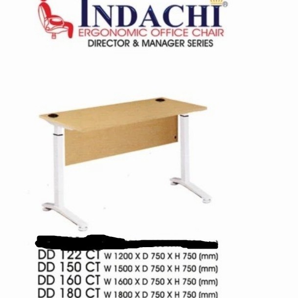 Jual Meja Kantor Indachi - DD 122/150/160/180/200 CT | Shopee Indonesia