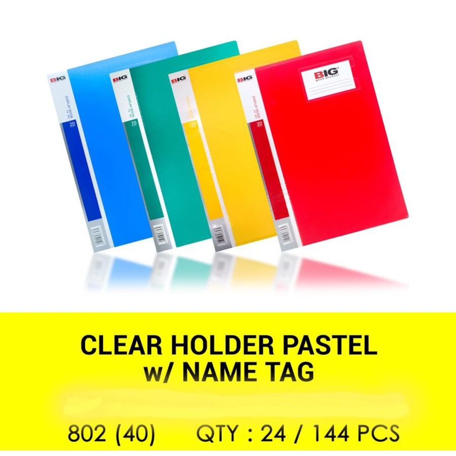 Jual CLEAR HOLDER / DISPLAY BOOK BIG F4-802 ISI 40 LEMBAR | Shopee ...