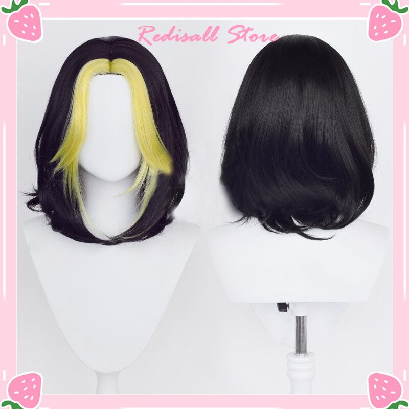 Jual PREORDER Tokyo Revengers Hanemiya Kazutora Cosplay Wig Mixed Black ...