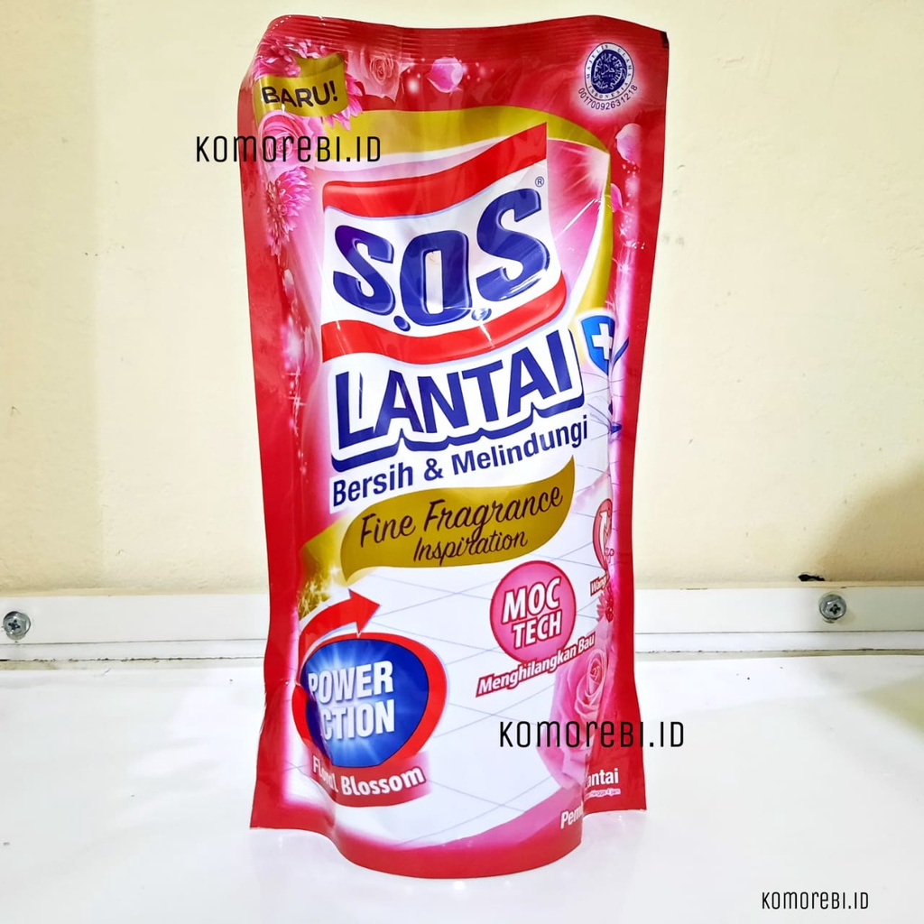 Jual SOS Pembersih Lantai 700 ml Floral Blossom (PInk), Lemon Twist ...