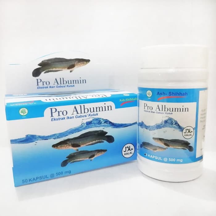 Jual Pro Albumin 100% Ekstrak Ikan Gabus / Kutuk - Kapsul Albumin Ikan Gabus - 50 kapsul ...