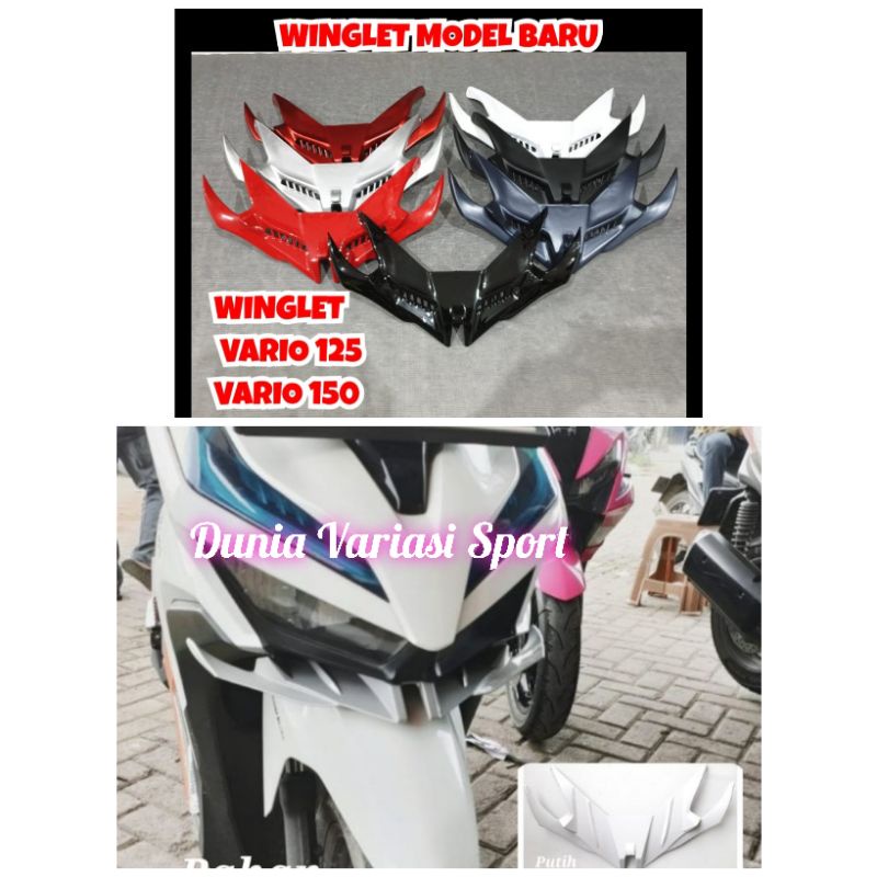Jual Winglet Vario 150 New Winglet Plastik Vario 125 New Winglet Depan | Shopee Indonesia