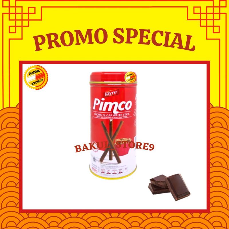 Jual Kivre Pimco Wafer Stick Gula Merah / Brown Sugar 150 gr | Shopee ...