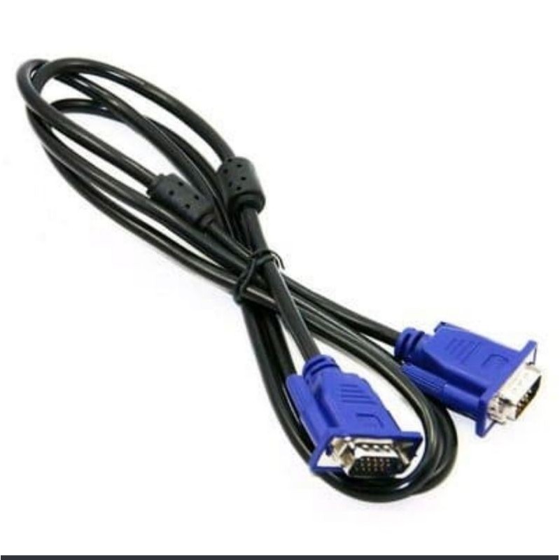 Jual Kabel VGA Male To Male 1.5 Meter Komputer Laptop Monitor Proyektor TV LED DVR | Shopee ...