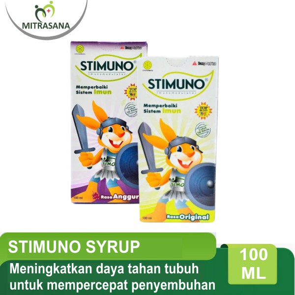 Jual Stimuno Syrup Original / Grape / Orange Berry - 60 ml - Membantu ...