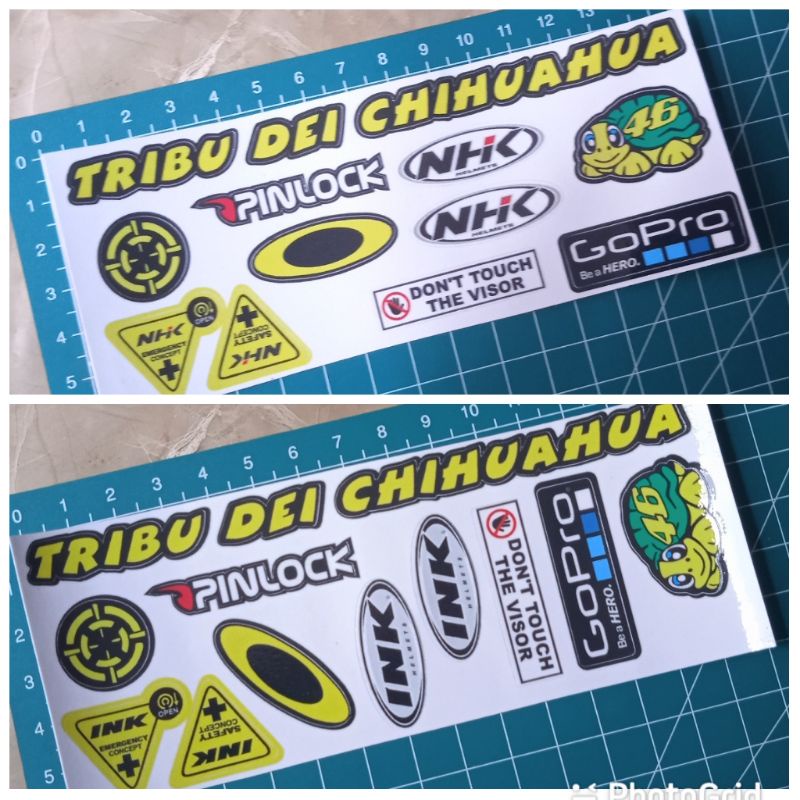 Jual stiker set logo helm INK | Shopee Indonesia