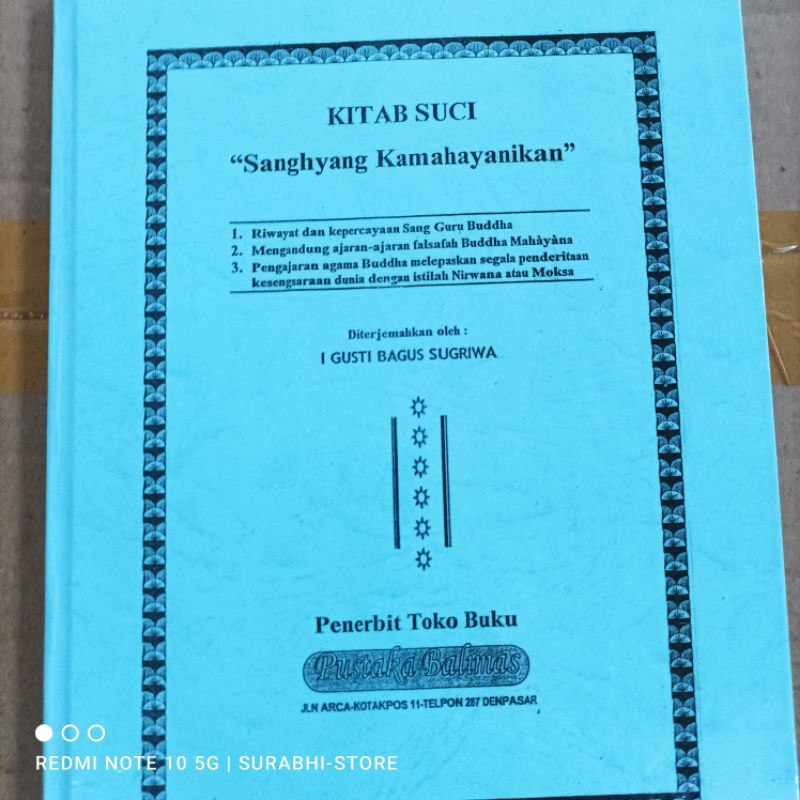 Jual Kitab Suci Sanghyang Kamahayanikan | Shopee Indonesia