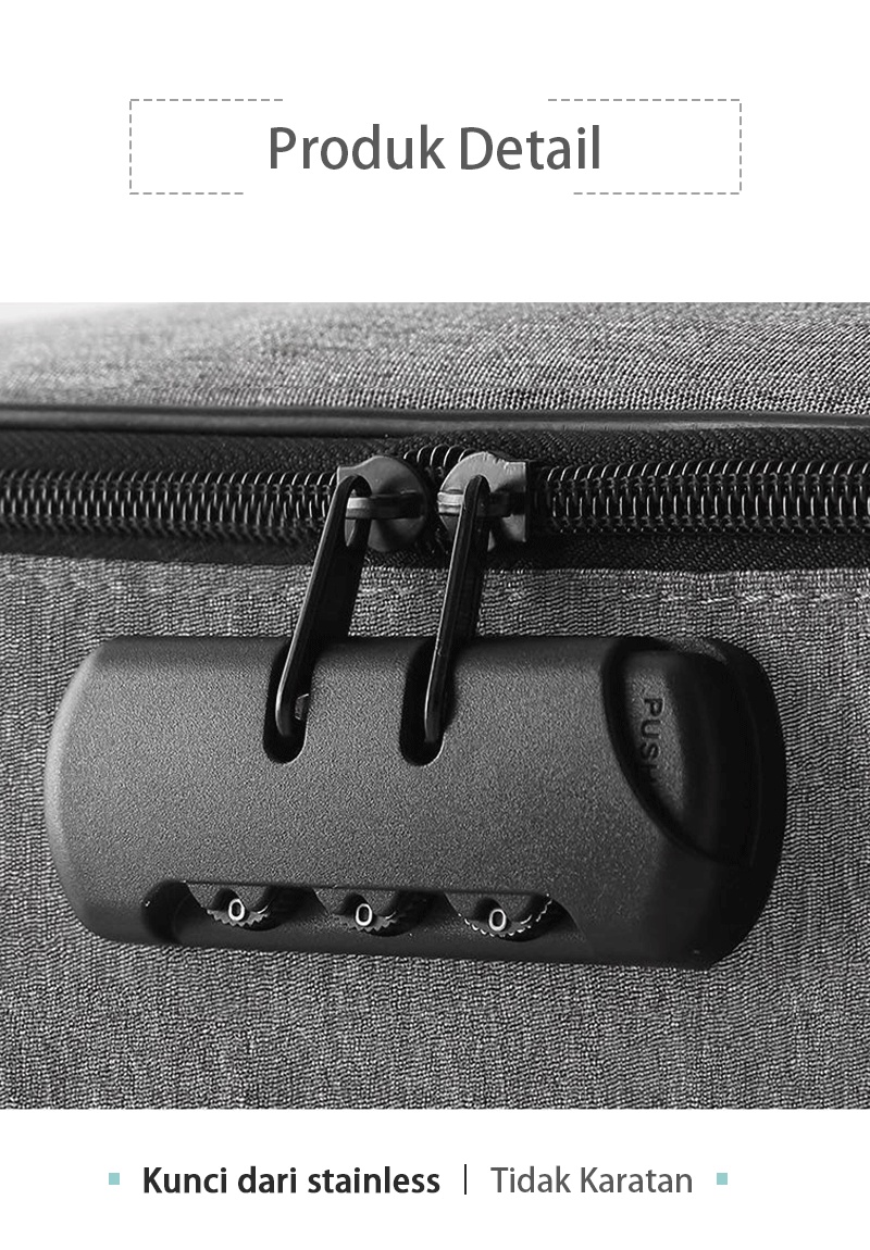 Jual Halu Tas Dokumen Storage Box Dengan Digit Security Lock Anti Air ...