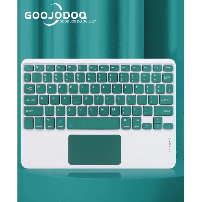 Jual Goojodoq Keyboard Wireless Bluetooth Touchpad | Shopee Indonesia