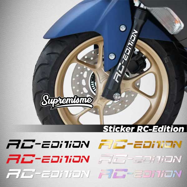 Jual Stiker RC Edition Shock Bottom / Sticker Shock Depan RC Edition ...