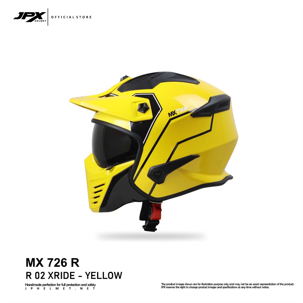 Jual Helm JPX Full Face Mx-726R - R02 X-RIDE | Shopee Indonesia